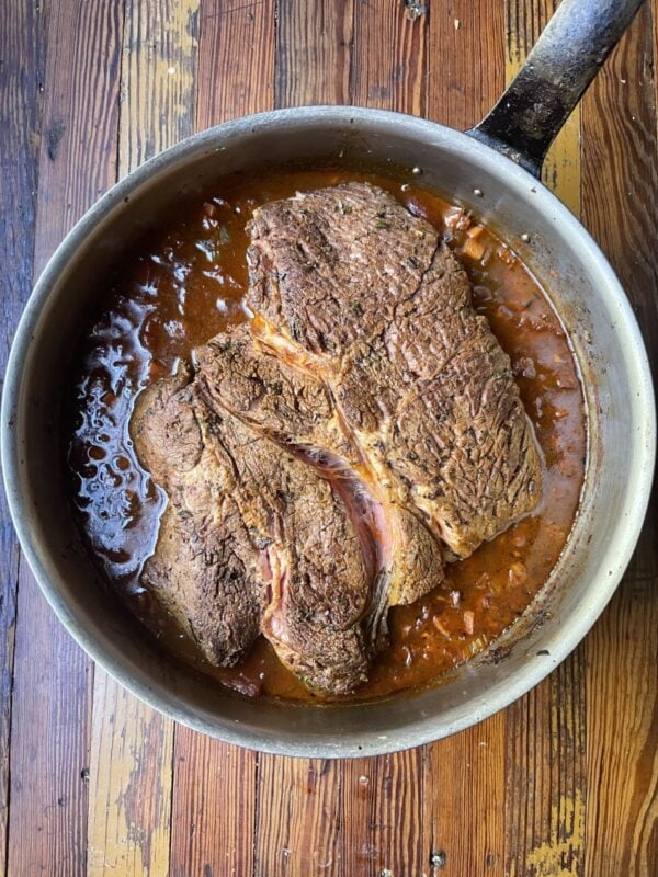 Braising Meat to Tender Perfection: Red Wine Braised Venison - Stacy ...